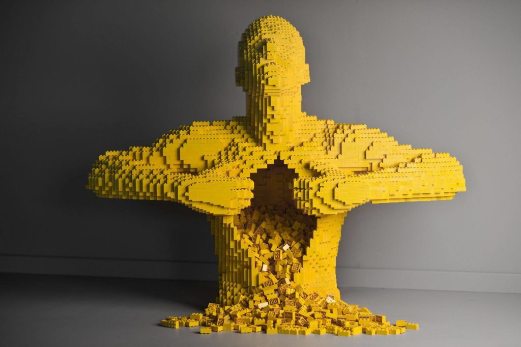 Art of the Brick Exhibit Showcasing Unique Lego Brick Sculptures ...